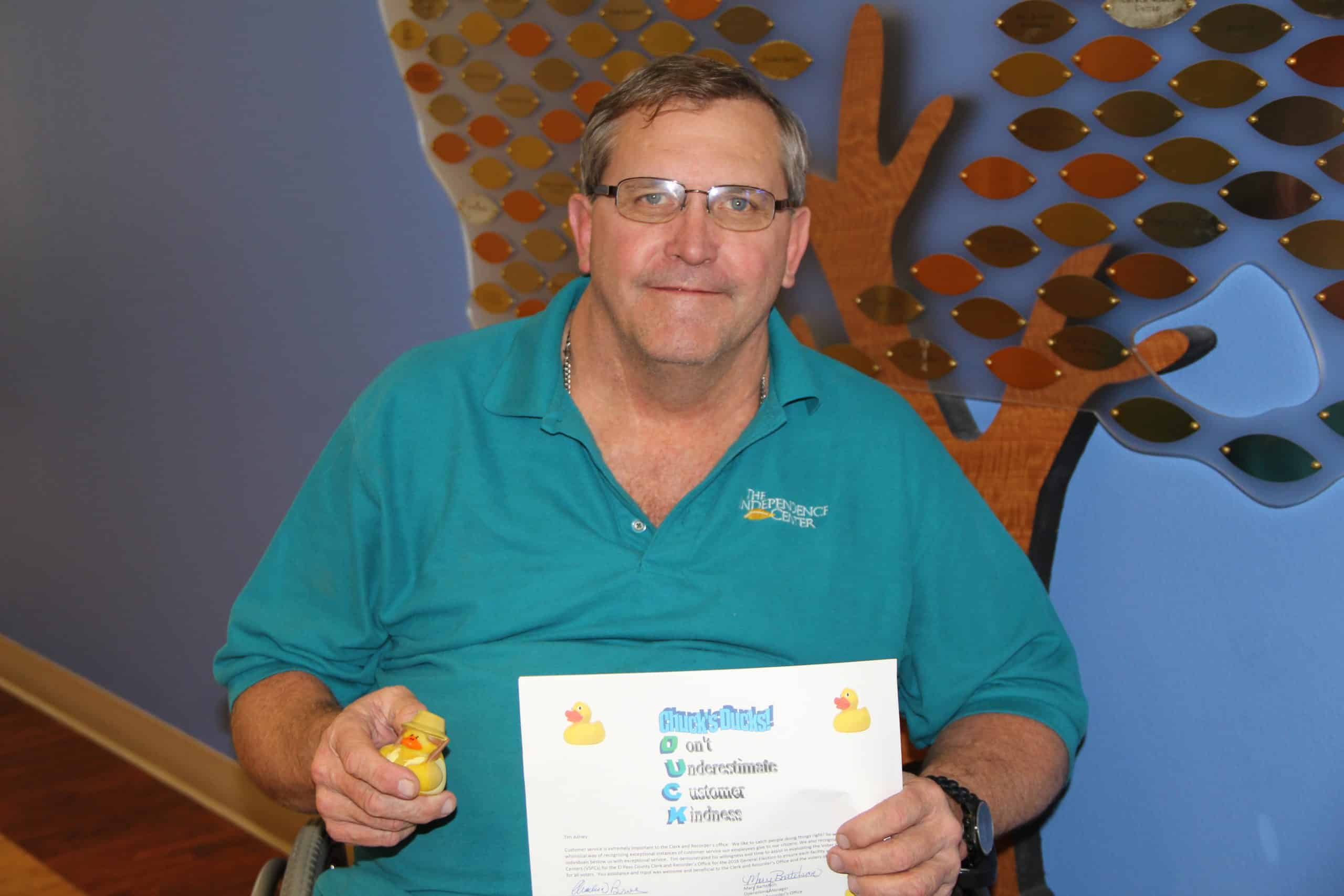 Awards: Tim Ashely - The Independence Center